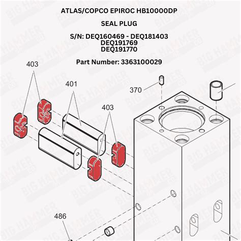 Atlas Copcoepiroc Seal Plug