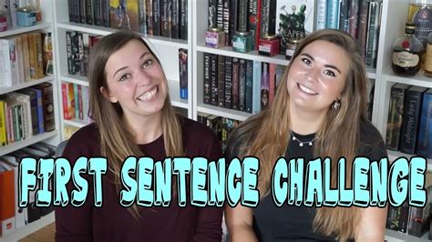 First Sentence Challenge Mit Meiner Schwester YouTube