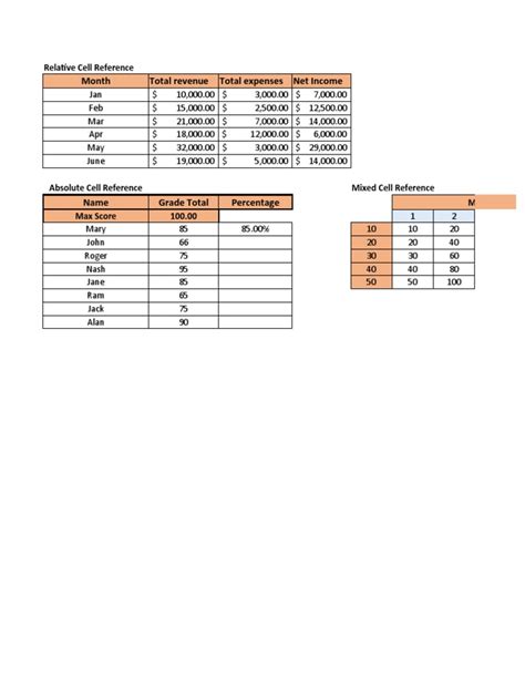 Excel Reference Pdf