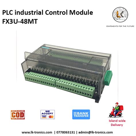 Plc Industrial Control Module Fx3u 48mt Lk Tronics