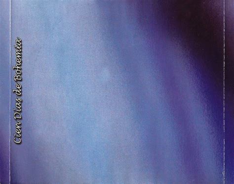 Car Tula Interior Trasera De Los Hermanos Zuleta Cien Dias De Bohemia Portada