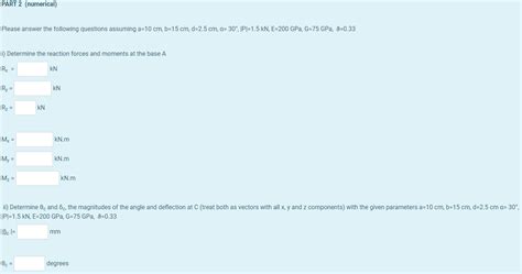 solved q1 20 marks a point load p is applied on the