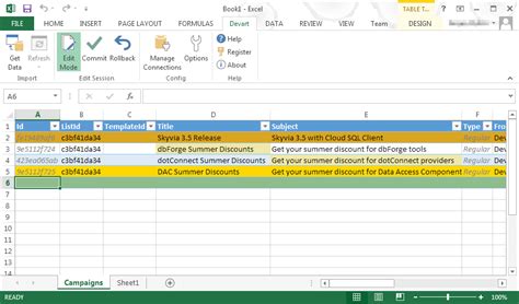 Excel Add In For Mailchimp Connection Integration Import And Bulk
