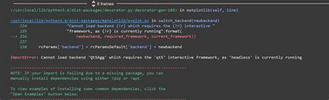 Python Does Matplotlib Qt Works In Google Colab Stack Overflow