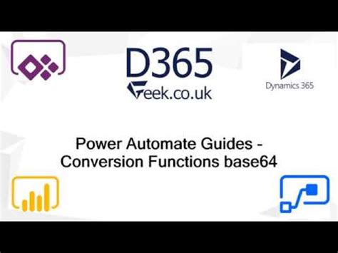 Power Automate Expressions How To Base64 YouTube