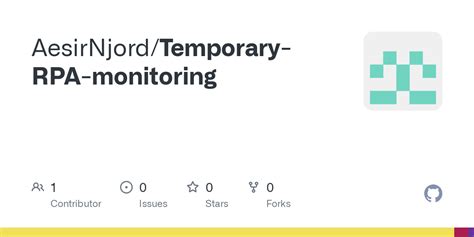 Github Aesirnjord Temporary Rpa Monitoring