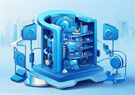 Automated Testing Cyber Security Abstract Vector Illustration Premium Ai Generated Image