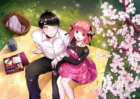 Nakano Nino And Uesugi Fuutarou Go Toubun No Hanayome Drawn By Kosmos