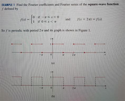 [solved] Example 1 Find The Fourier Coefficients And Four
