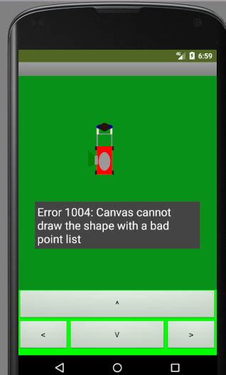 Error Code Canvas Cannot Draw The Shape With Bad Point List Mit App Inventor Help Mit App