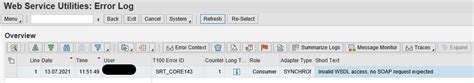 Web Service Error Srtcore143 In Soamanager Sap Community