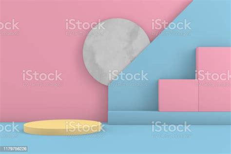 3d 기하학적 모양 추상 최소 배경 빈 제품 스탠드 추상적인에 대한 스톡 사진 및 기타 이미지 추상적인 3차원 형태 가정의 방 Istock