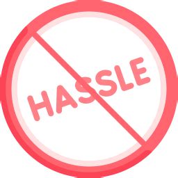 hassle free free communications icons