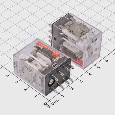 MY2N-GS-DC24 Rơ Le Trung Gian 24VDC 5A DPDT 8 Chân 8 chân tháo lắp