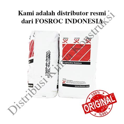 Jual Grouting Fosroc Conbextra Gp Cementitious Non Shrink Grout 25 Kg Shopee Indonesia