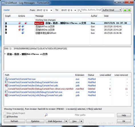 tortoisegit操作本地仓库的详细使用方法（1） 建库回溯 tortoise如何查询本地git库中有多少文件 csdn博客