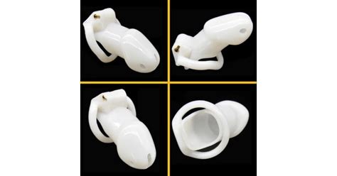 Cusca Centura Castitate Penis Antimasturbare Premium Alba White Cockcage Bondage Okazii Ro