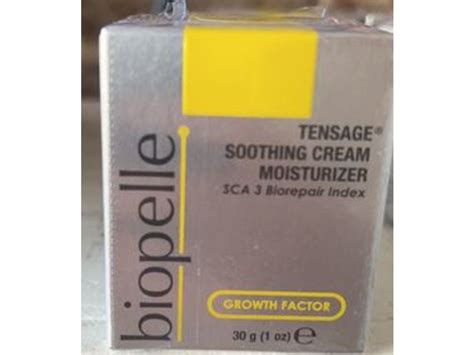 Biopelle Tensage Soothing Cream Moisturizer Growth Factor 1 Oz 30 G