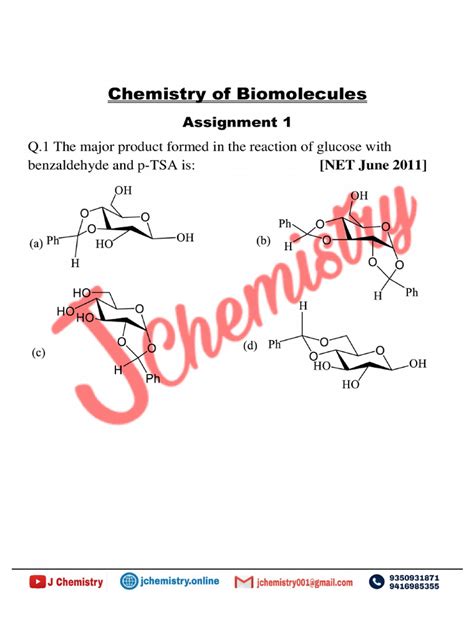 Biomolecules Assignment 1 Pdf