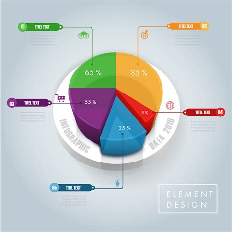 Premium Vector Data Chart Template Design For Marketing