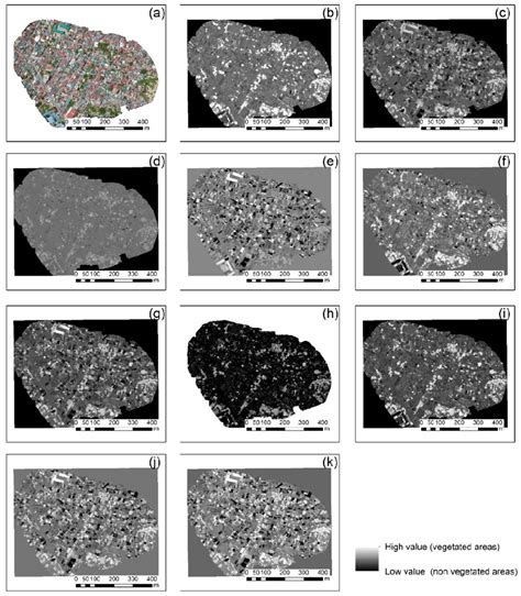 Vegetation Indices Results Applied In The Red Green Blue Rgb Download Scientific Diagram