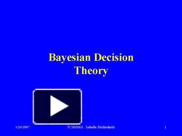 PPT Bayesian Decision Theory PowerPoint Presentation Free To View Id Ad71a OTBhY
