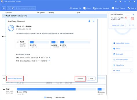 Ways How To Fix Window Low Disk Space Error In EaseUS