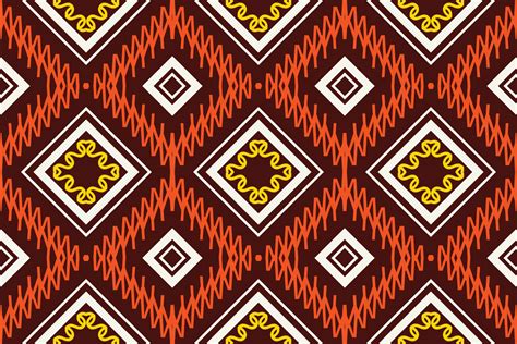 Ethnic Pattern Vector Traditional Pattern Design It Is A Pattern Created By Combining Geometric