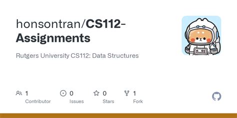 Github Honsontrancs112 Assignments Rutgers University Cs112 Data