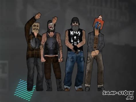 Бомжи модники Samp Stock Моды файлы читы для Gta Samp