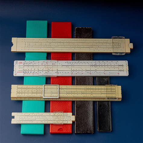 Soviet Vintage Logarithmic Ruler Measuring Stick Ussr Engineering Tools