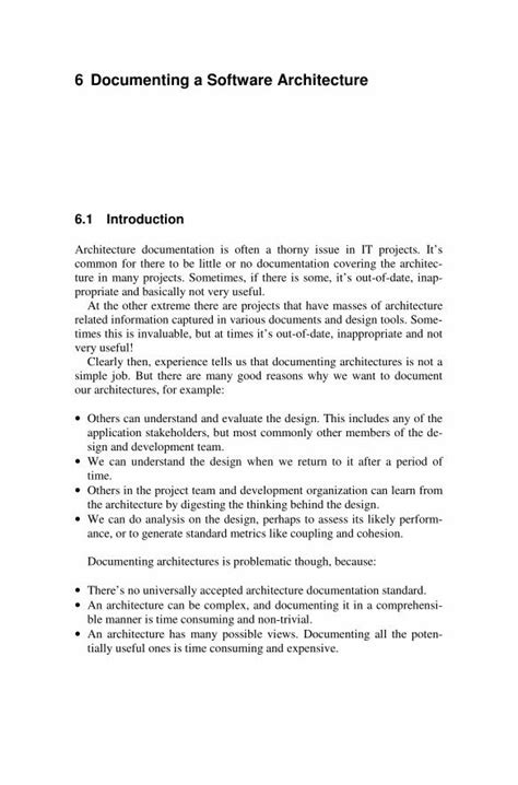 Pdf 6 Documenting A Software Architecture Queens Dokumentips