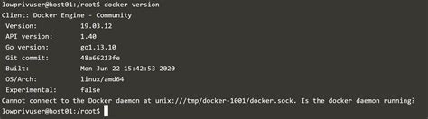 Katacoda Docker Rootless Installation Warningsfail Following A