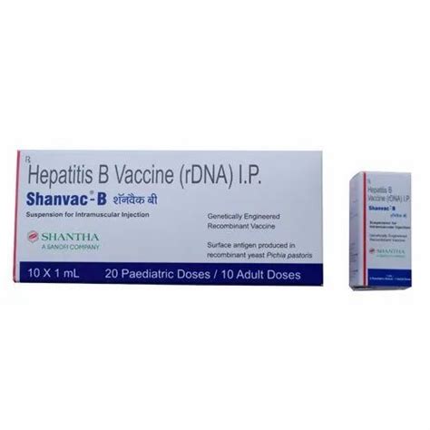 Injection Hepatitis B Vaccine Packaging Type Box At Best Price In Mumbai