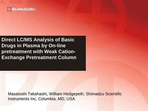 Pdf Direct Lcms Analysis Dokumentips