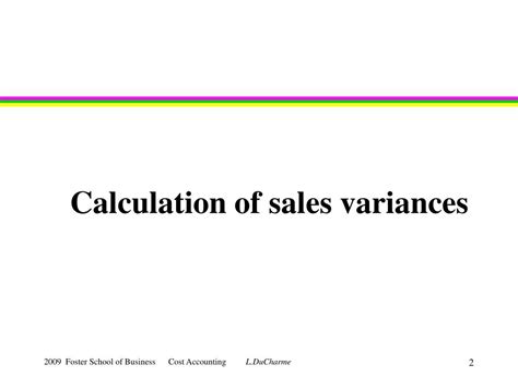 PPT Sales Variance Analysis PowerPoint Presentation Free Download ID