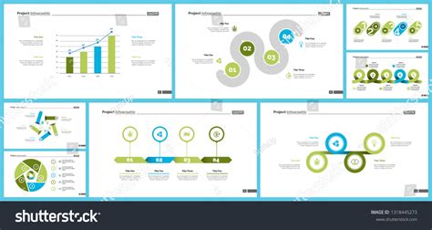 Set Planning Strategy Concept Infographic Charts Stock Vector Royalty Free