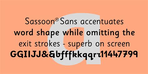 Sassoon Sassoon® Fonts