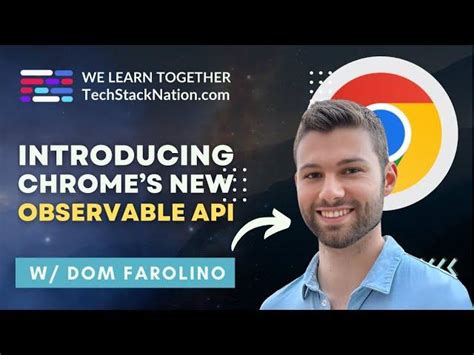 Tech Stack Nation On Linkedin Chromes New Observable Api W Dominic Farolino 🔥🤩