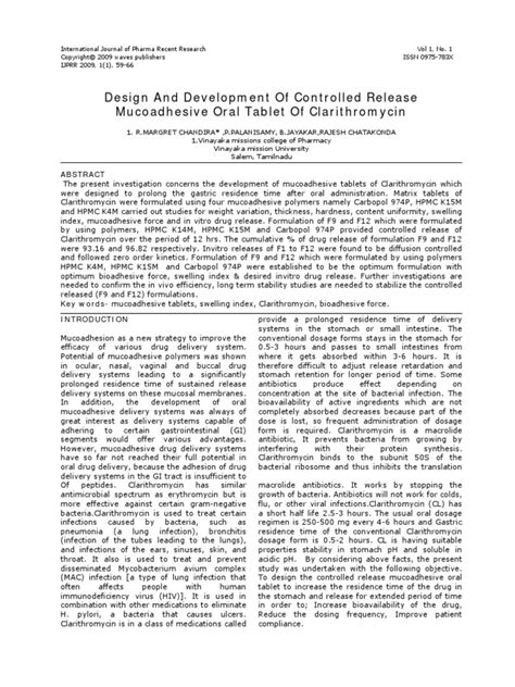 Dds Design And Development Of Controlled Release Pdf Medical