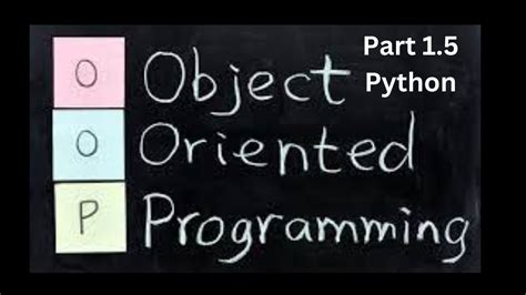 Object Oriented Programming Basic Python Part YouTube