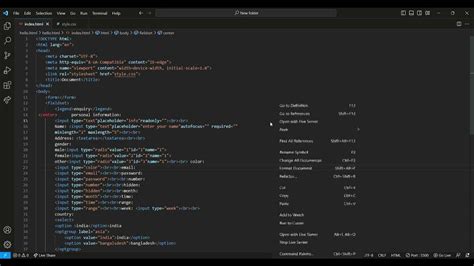 enquiry form using css and html youtube