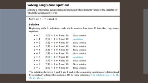 Introduction To Modular Arithmetic Pptx