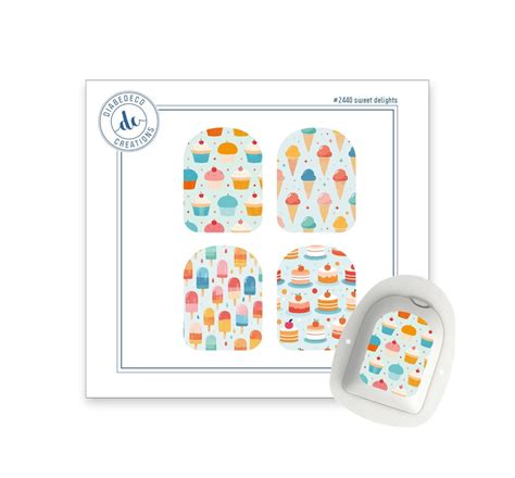 Omnipod Pod Stickers Temporary Tattoos Omnipod Decals Type 1