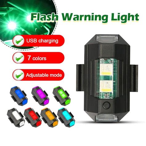 Led Flash Warning Light Anti Collision Warning Light Rc Dron Tiktok