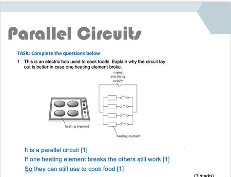 Parallel Circuits Teaching Resources