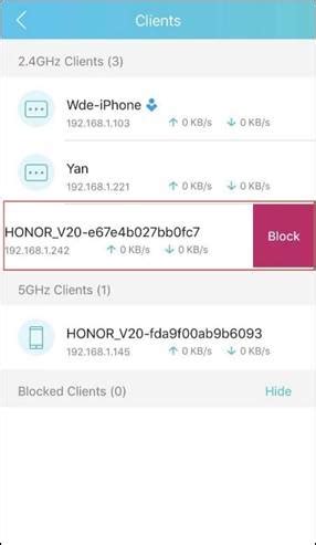 How To Block Or Unblock A Device From My Wi Fi Network Via Tether TP Link