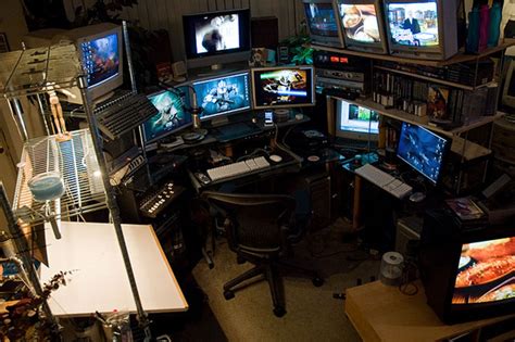 Ultimate Computer Setups Cool Computer Room Design