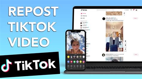 How to Repost a TikTok Video (Other People's Videos & Your Own) - YouTube