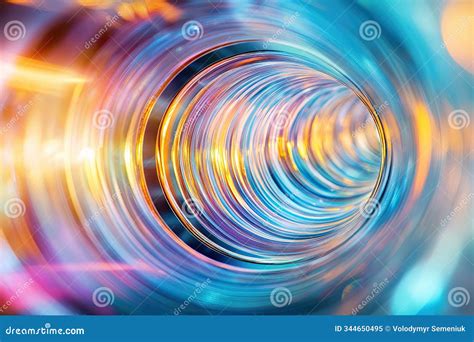 Visual Representation Of Quantum Tunneling With Particles Crossing A Barrier In Cool Toned Light